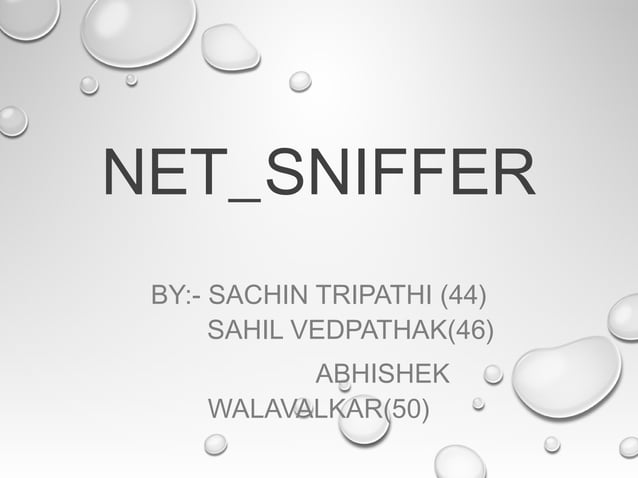 Network Sniffing | PPT