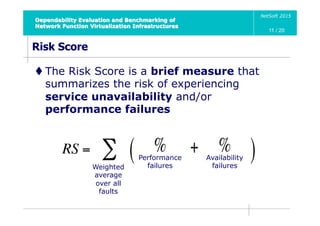 Dependability Evaluation and Benchmarking of Network Function Virtualization Infrastructures | PPT