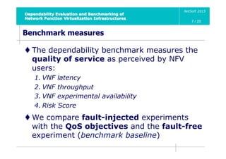 Dependability Evaluation and Benchmarking of Network Function ...