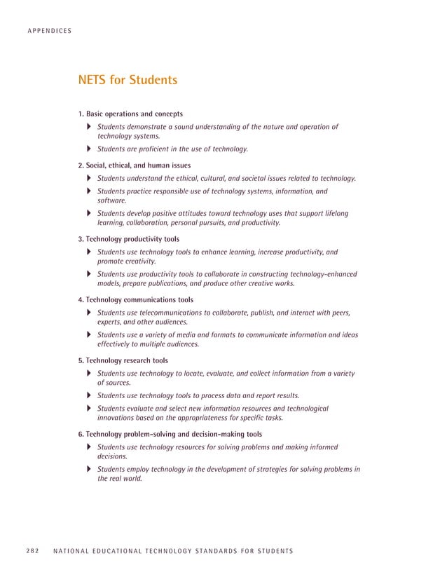 Netss Standards Students 17 | PDF