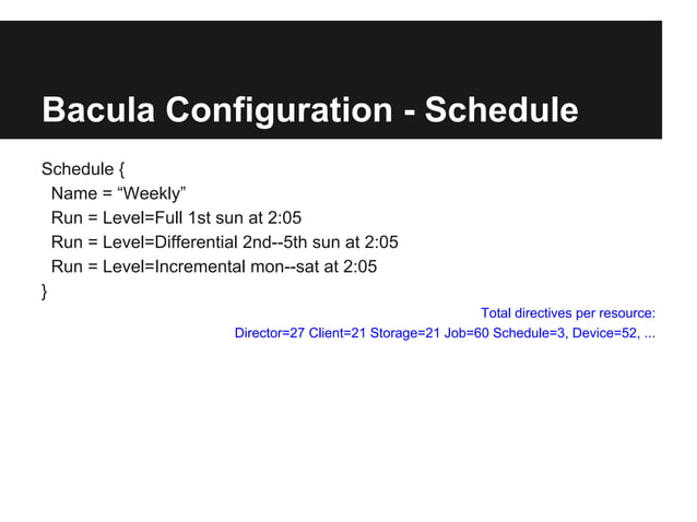 Bacula Overview | PPT