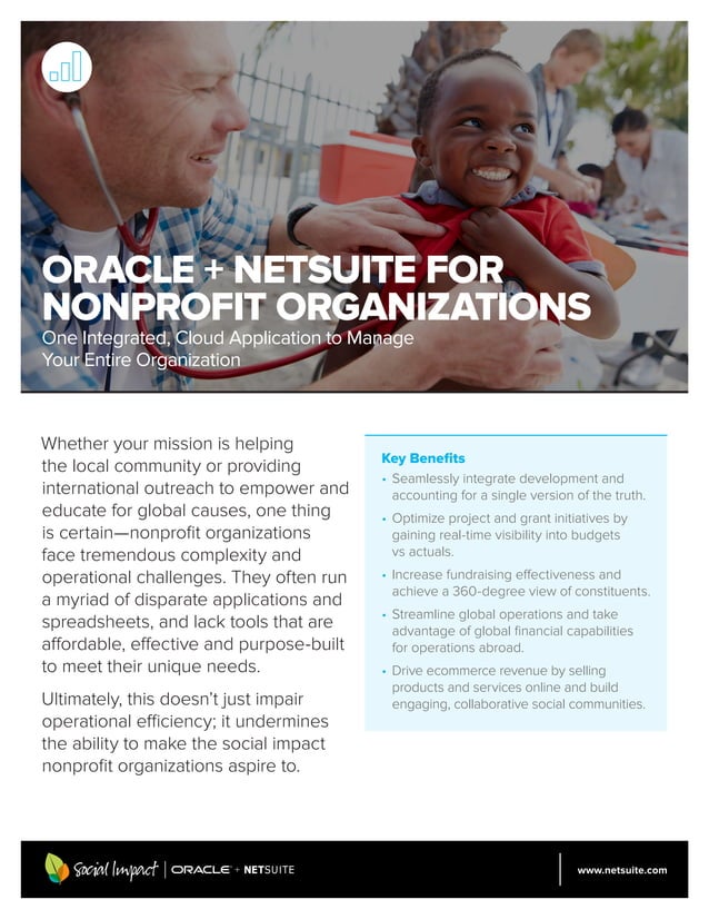NetSuite for Nonprofit Organizations | PDF