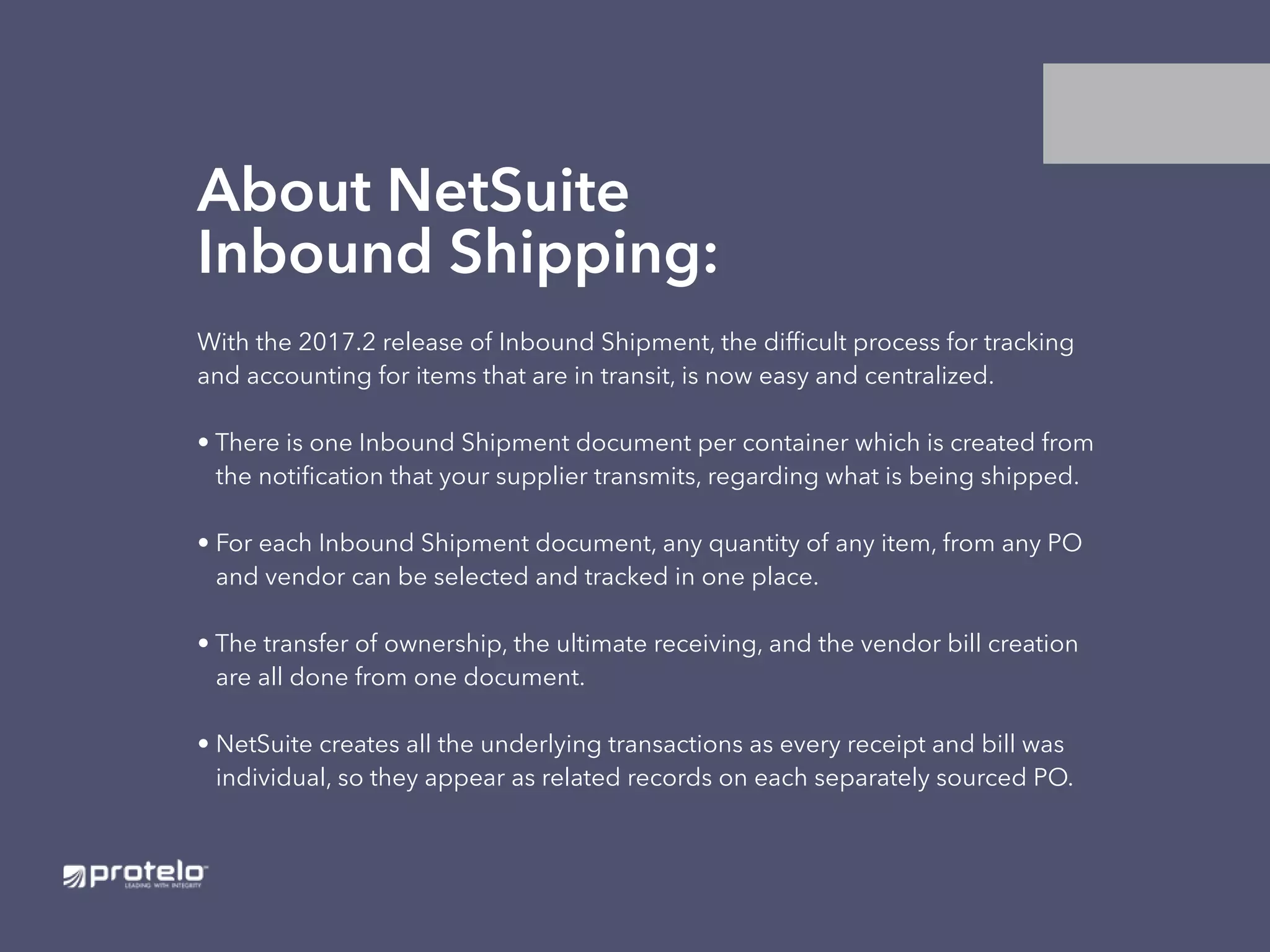 NetSuite Inbound Shipping: An Explainer | PDF