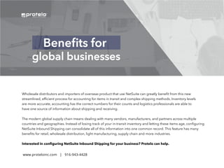 NetSuite Inbound Shipping: An Explainer | PDF