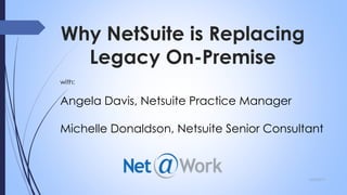 Why NetSuite is Replacing Legacy On-Premise ERP Systems | PDF