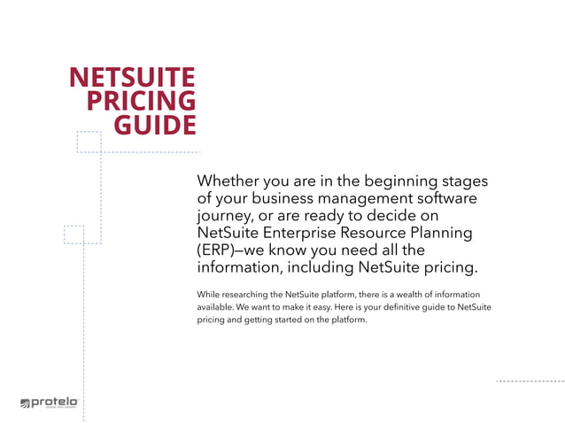 NetSuite Pricing Guide | PPT