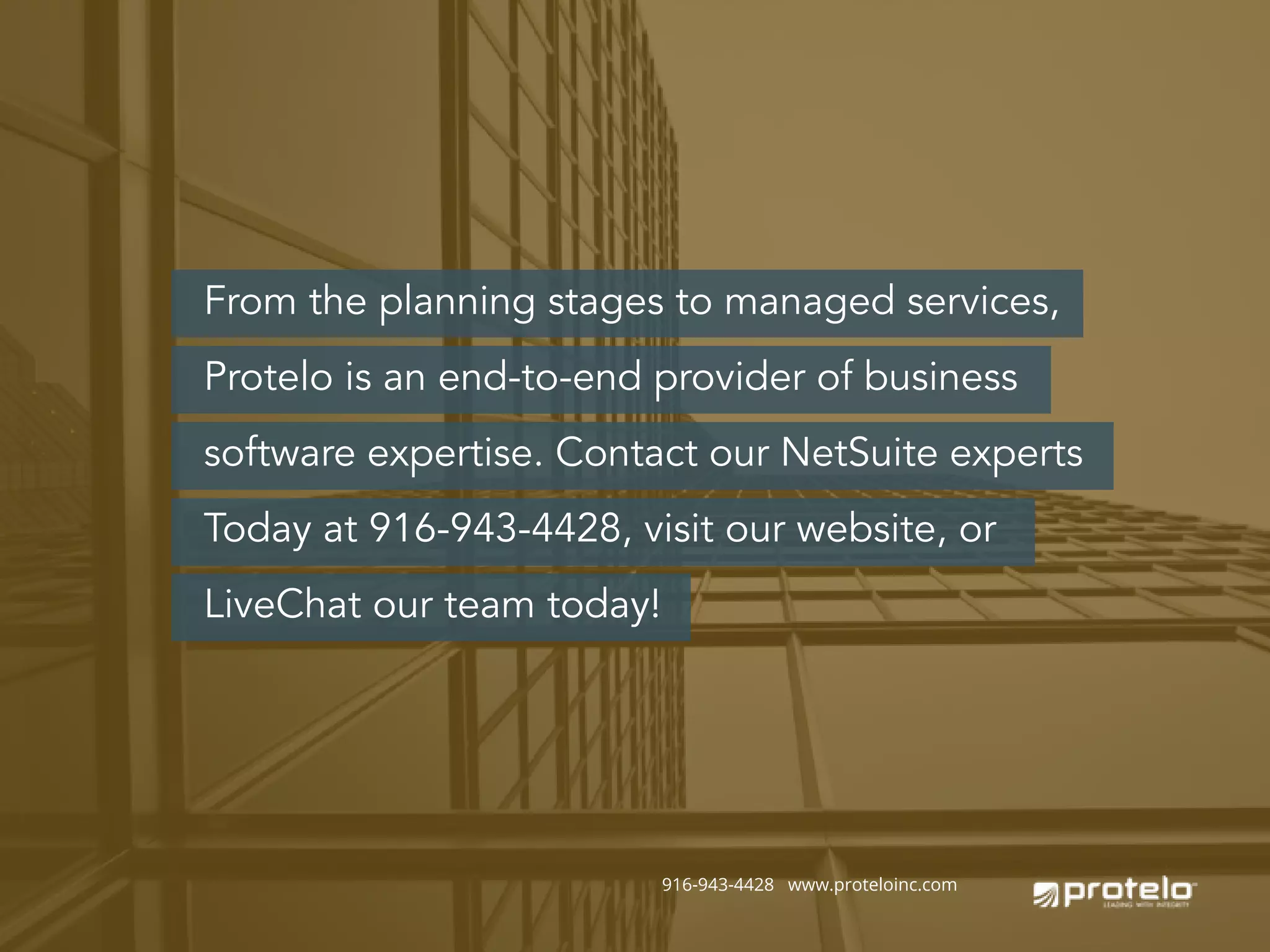 NetSuite Vs Intacct Comparison | PPT