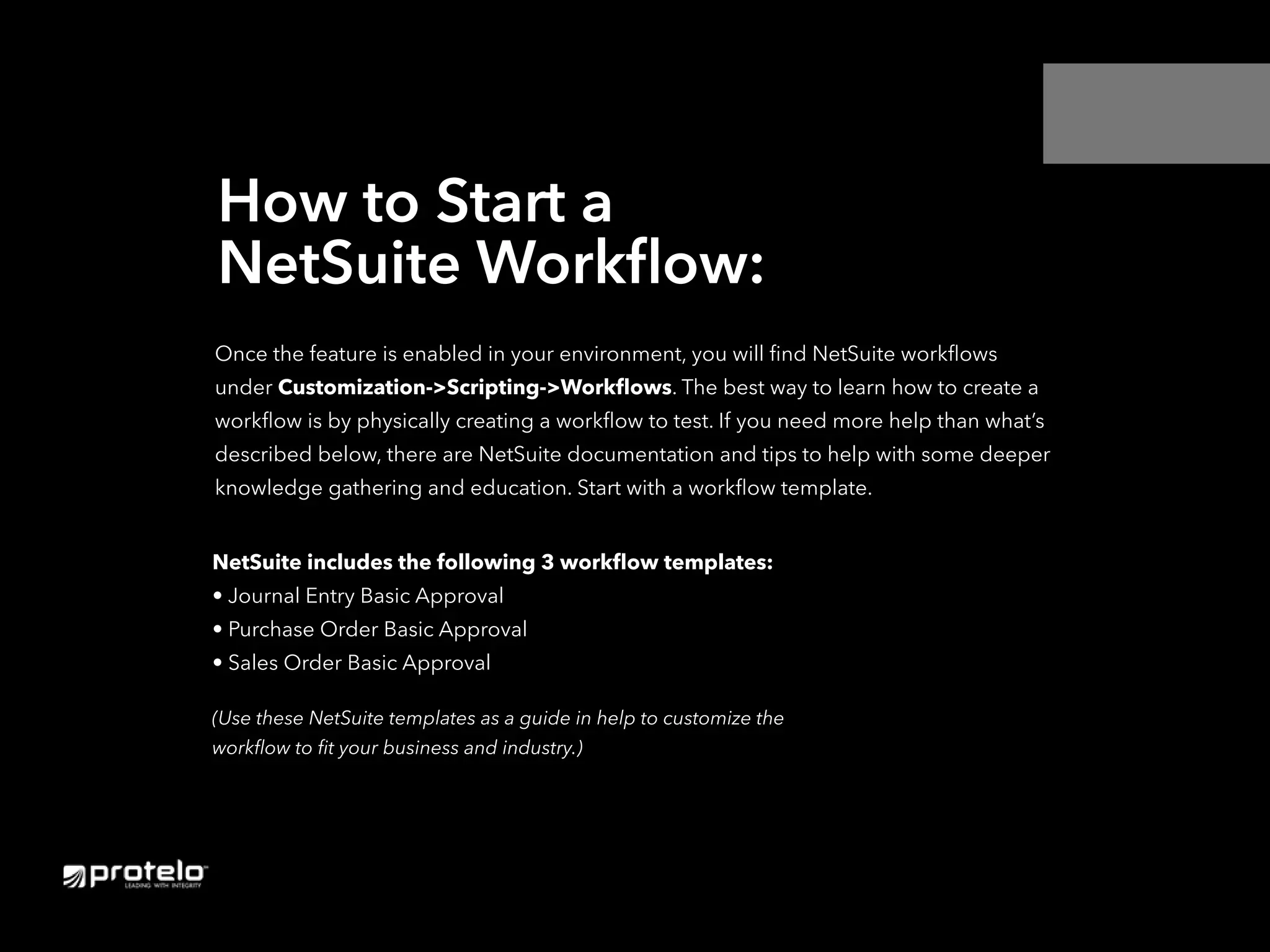 NetSuite Workflows Beginner's Guide | PDF