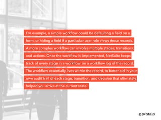 NetSuite Workflows Beginner's Guide | PDF