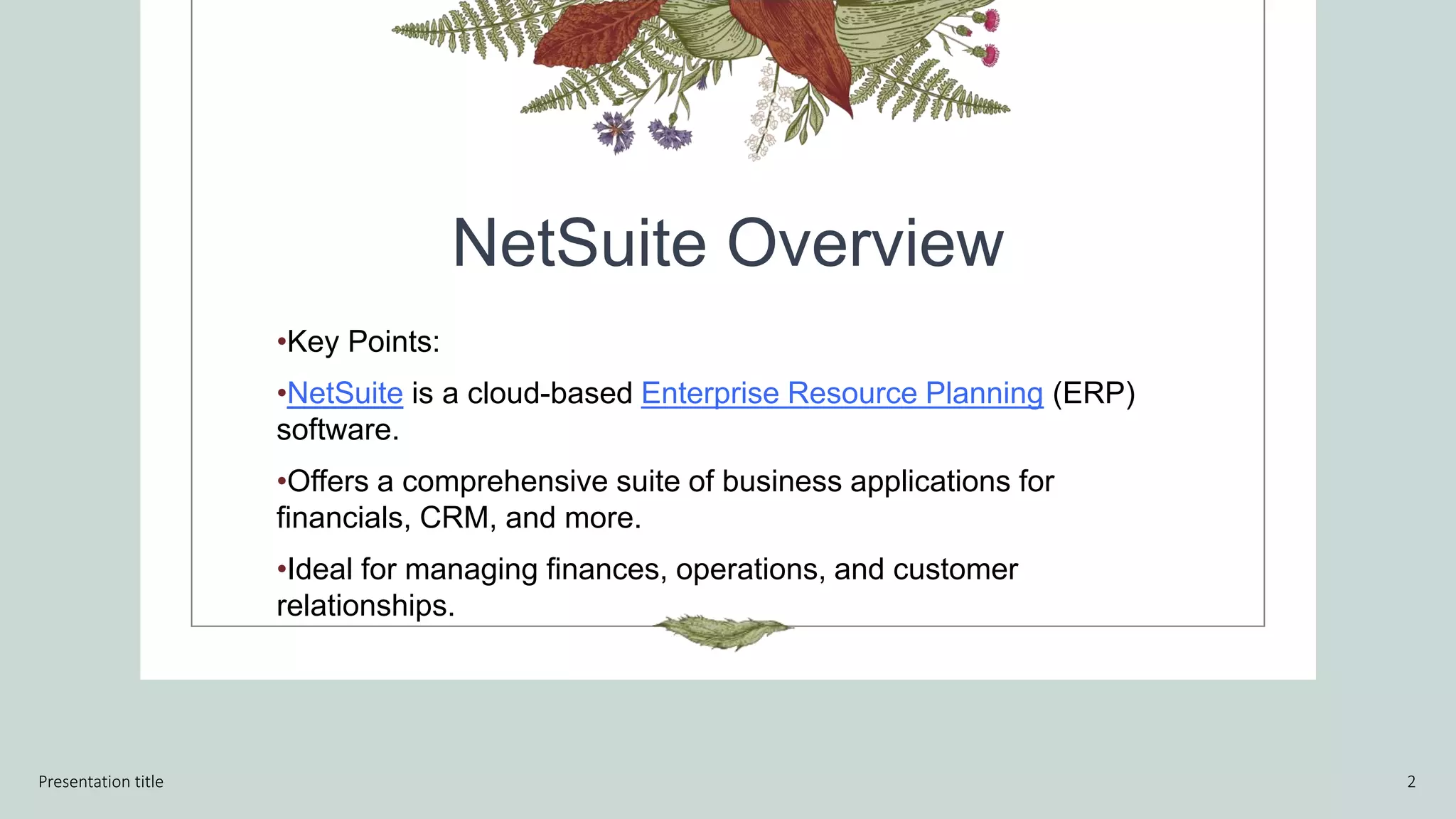 NetSuite API and EDI integration | PPT