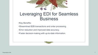 NetSuite API and EDI integration | PPT