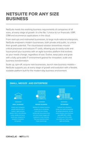 NetSuite corporate brochure | PDF
