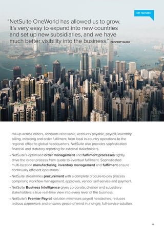 NetSuite corporate brochure | PDF
