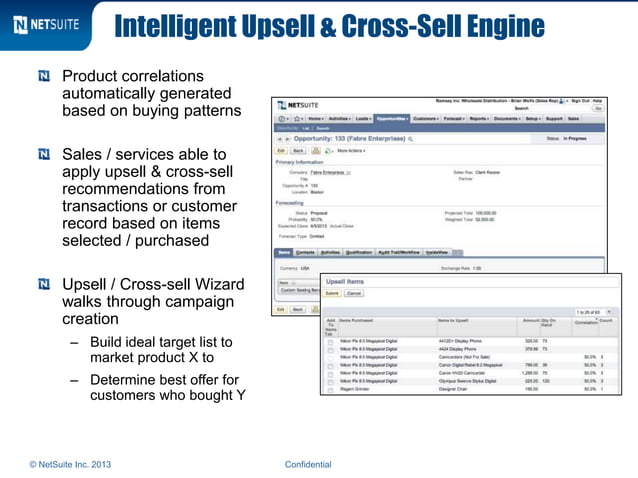 NetSuite CRM Slides March 2014 | PPT