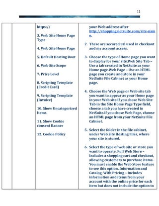 Netsuite e commerce training doc | PDF