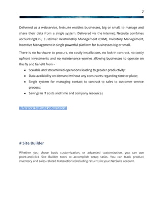 Netsuite e commerce training doc | PDF