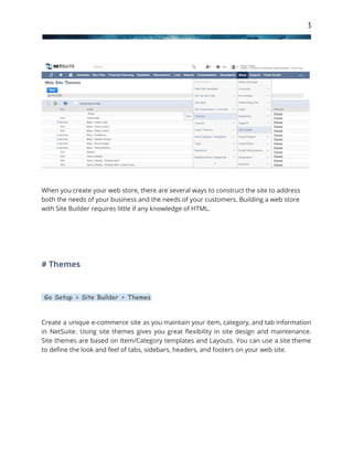 Netsuite e commerce training doc | PDF