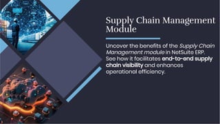 NetSuite ERP Modules | PDF