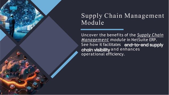 NetSuite ERP Modules Guide | List, Benefits, and Tips | PPTX