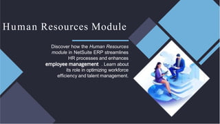 NetSuite ERP Modules Guide | List, Benefits, and Tips | PPTX