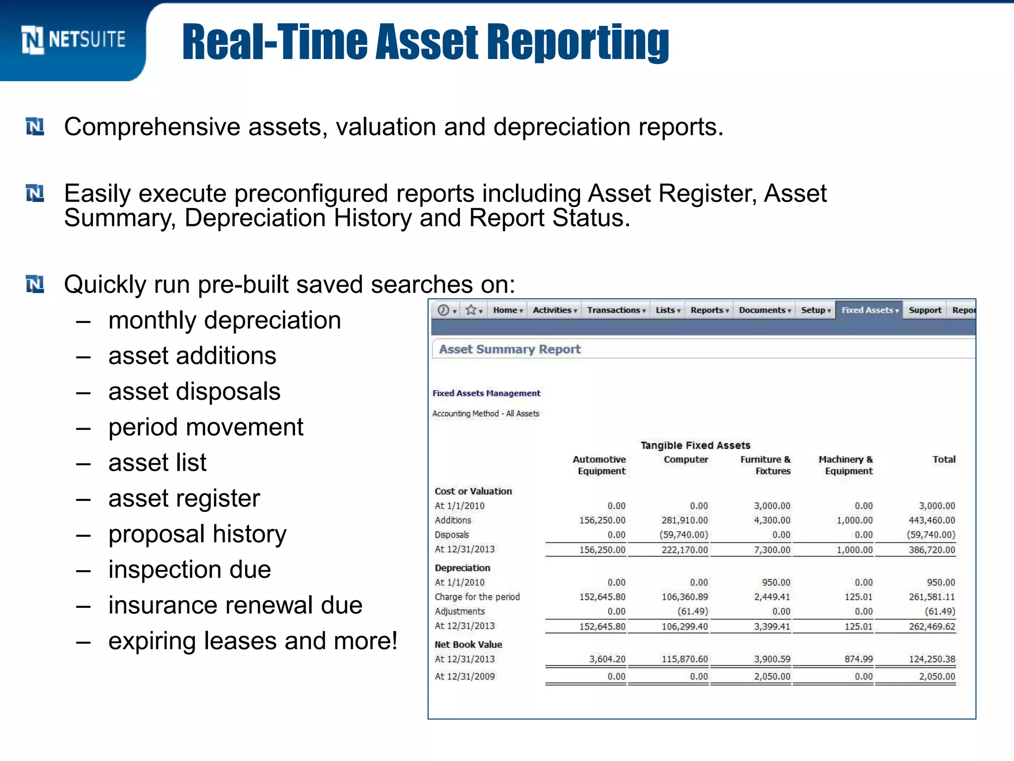Net suite fixed assets management curiousrubik | PPTX