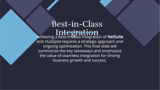 NetSuite HubSpot Integration: A Complete Guide | PPT