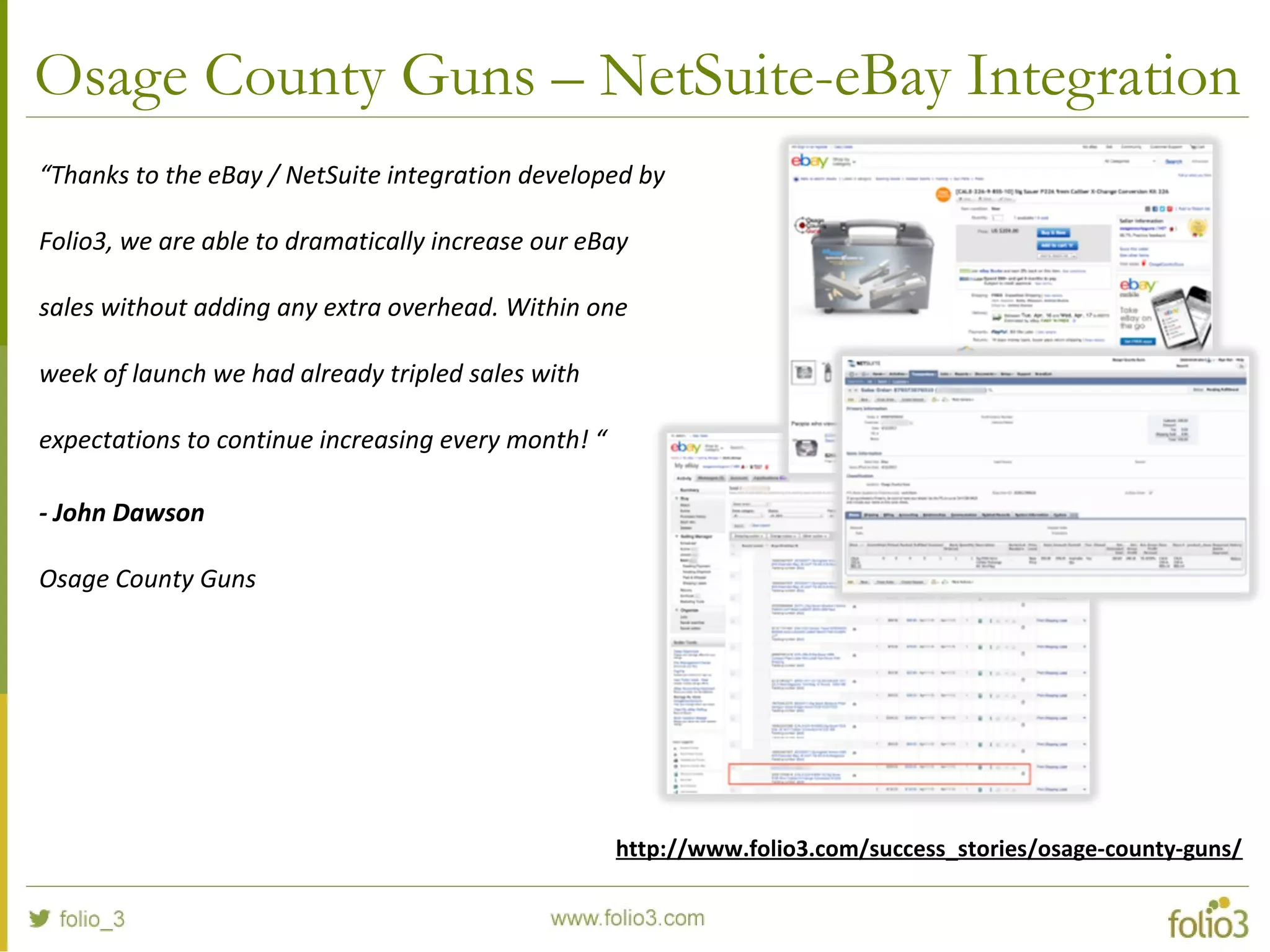 NetSuite Integration Solutions - Folio3 | PPT