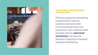 Netsuite Material requirements Planning. | PDF