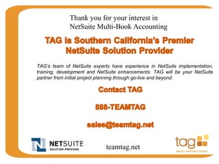 NetSuite Multi-Book Accounting Overview | PPT