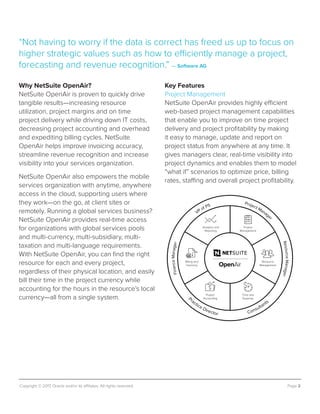 NetSuite OpenAir PSA | PDF