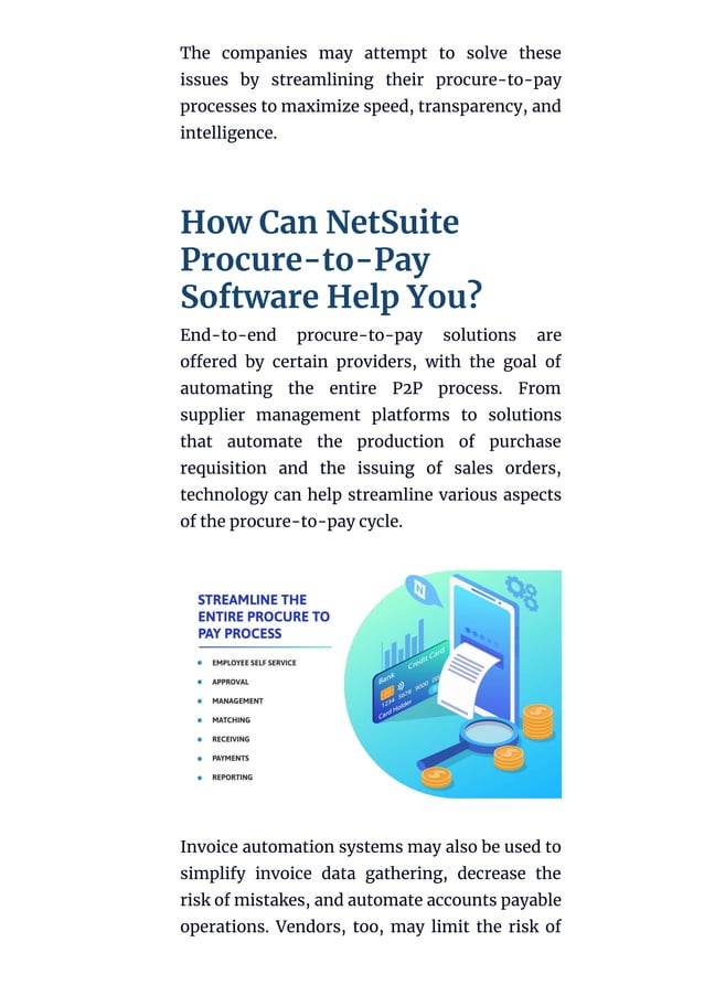 NetSuite Procure To Pay Process.pdf | Credit Cards | Personal Debt