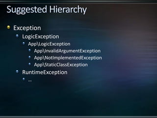 Exceptions in PHP | PPT