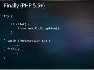 Exceptions in PHP | PPT