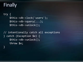 Exceptions in PHP | PPT