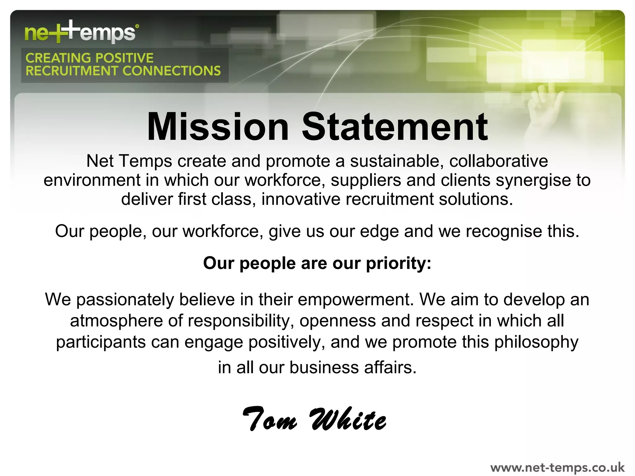 Net Temps slides | PPT