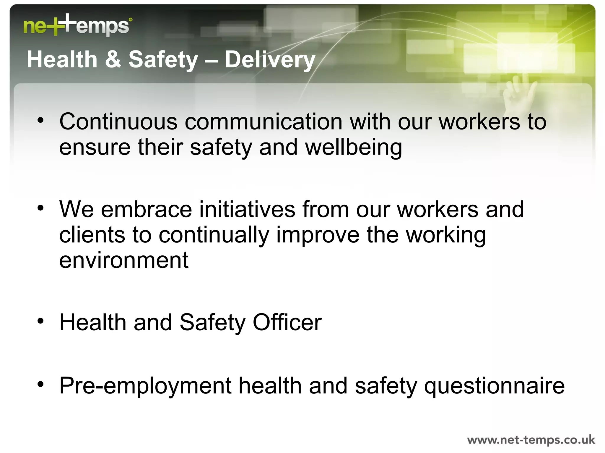 Net Temps slides | PPT