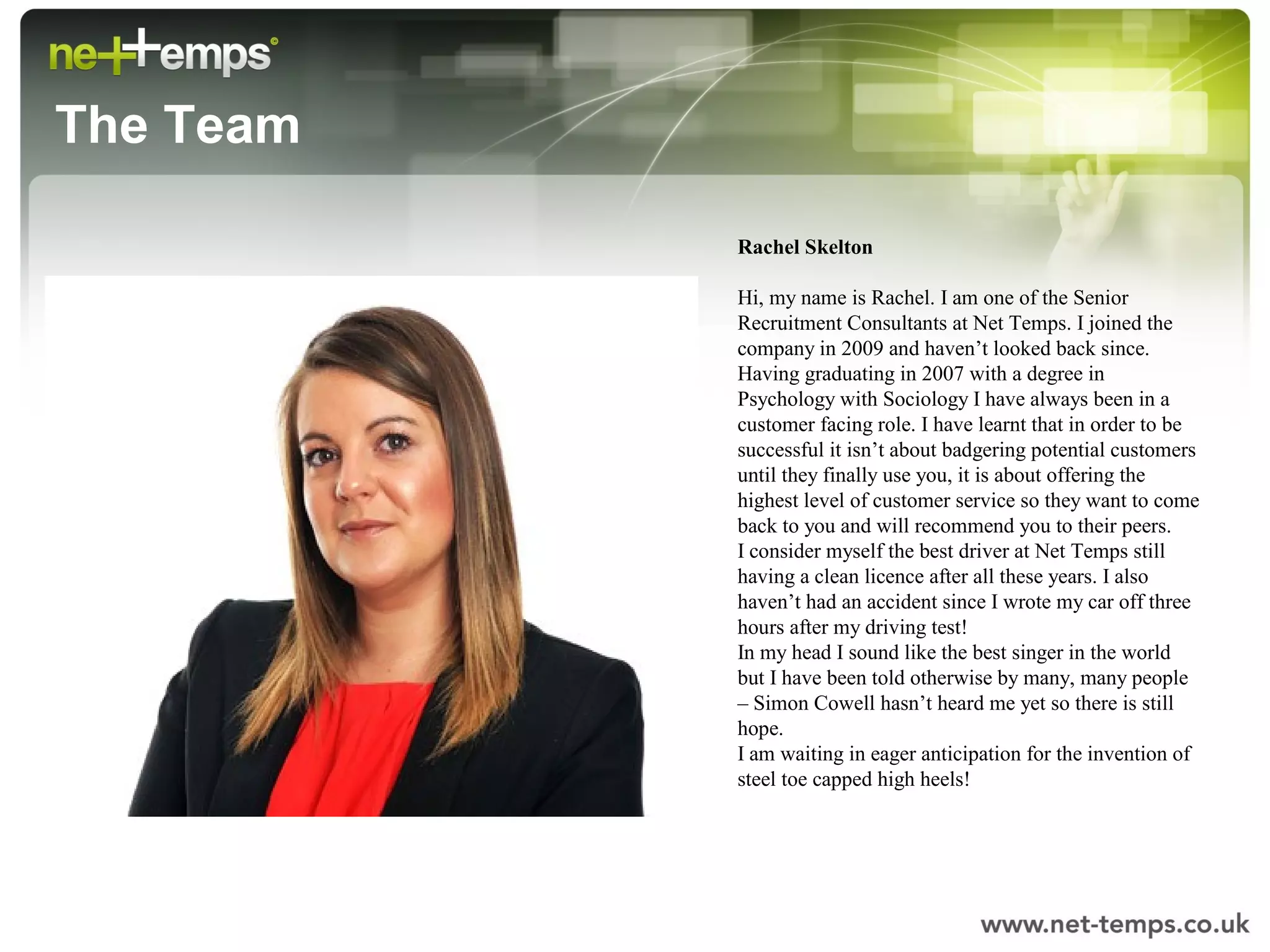 Net Temps slides | PPT