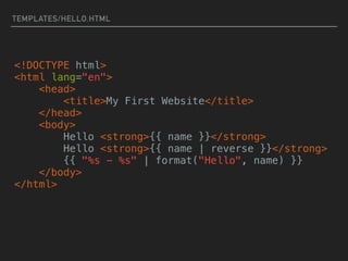 Python - Flask - miniapp - ignite | PPT