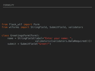 Python - Flask - miniapp - ignite | PPT