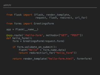 Python - Flask - miniapp - ignite | PPT