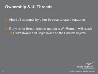 .Net Threading | PPT