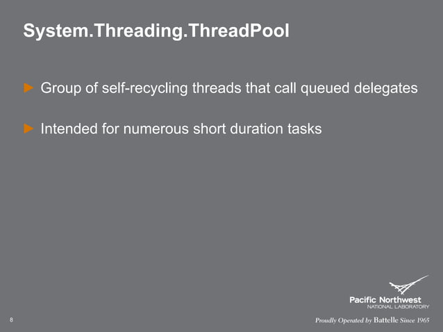 .Net Threading | PPT | Free Download