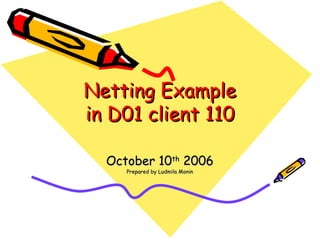 Netting Demo 10-2006 | PPT