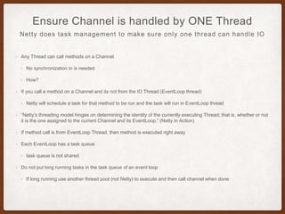 Netty Notes Part 3 - Channel Pipeline and EventLoops | PPTX