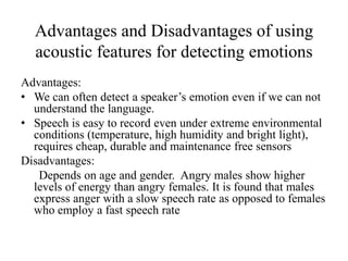 Emotion recognition using facial expressions and speech | PPTX