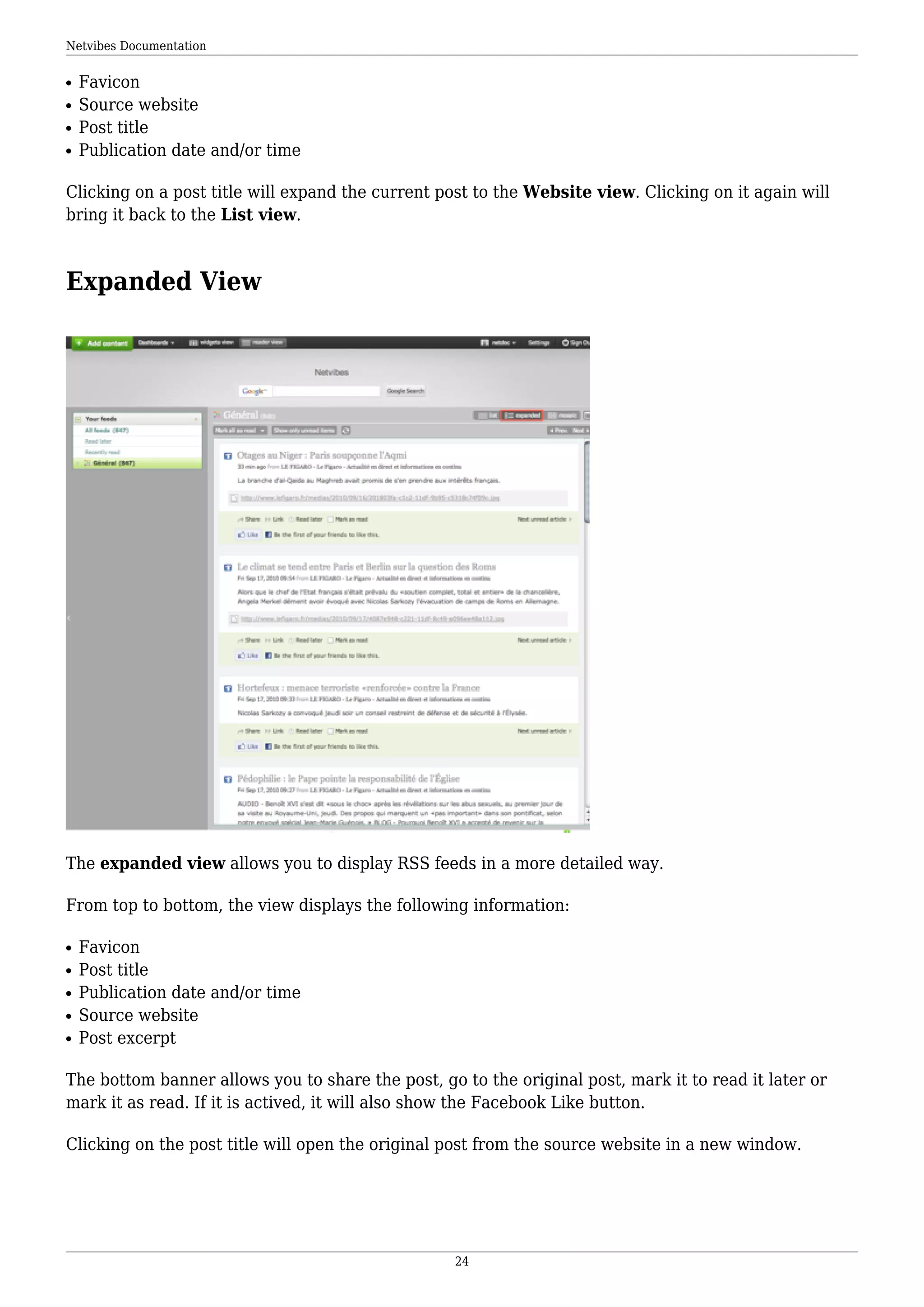 Netvibes user guide | PDF