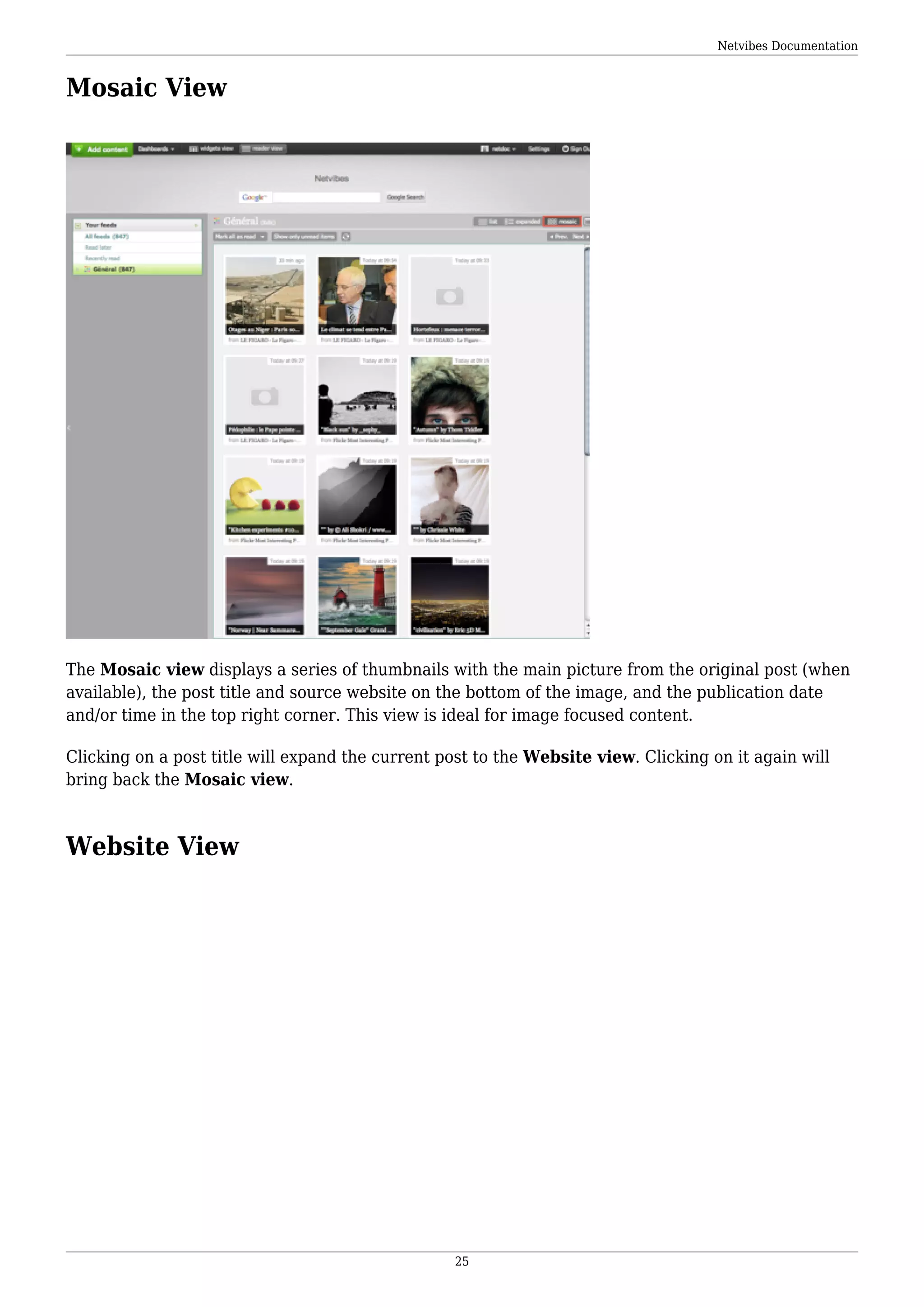 Netvibes user guide | PDF