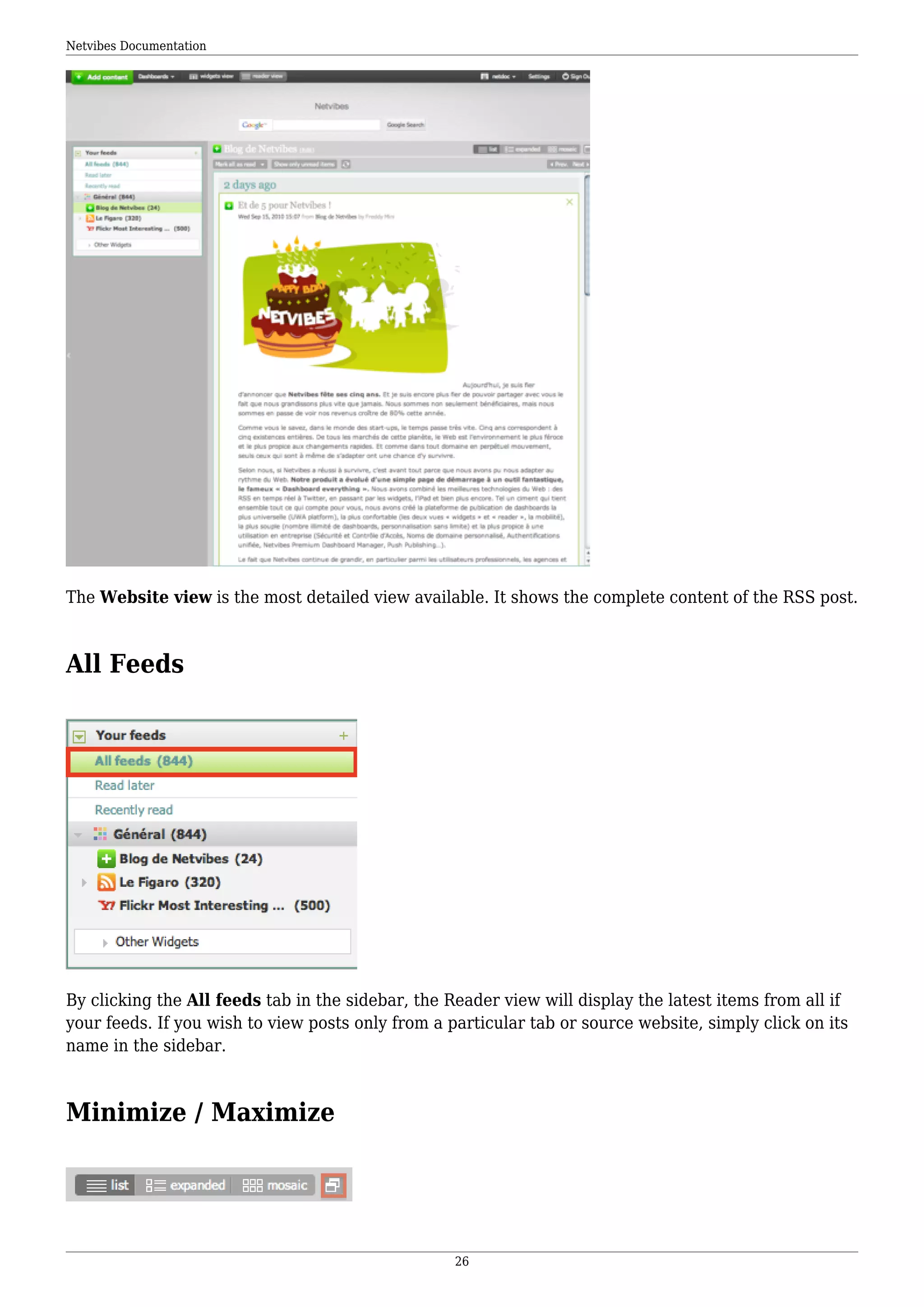 Netvibes user guide | PDF