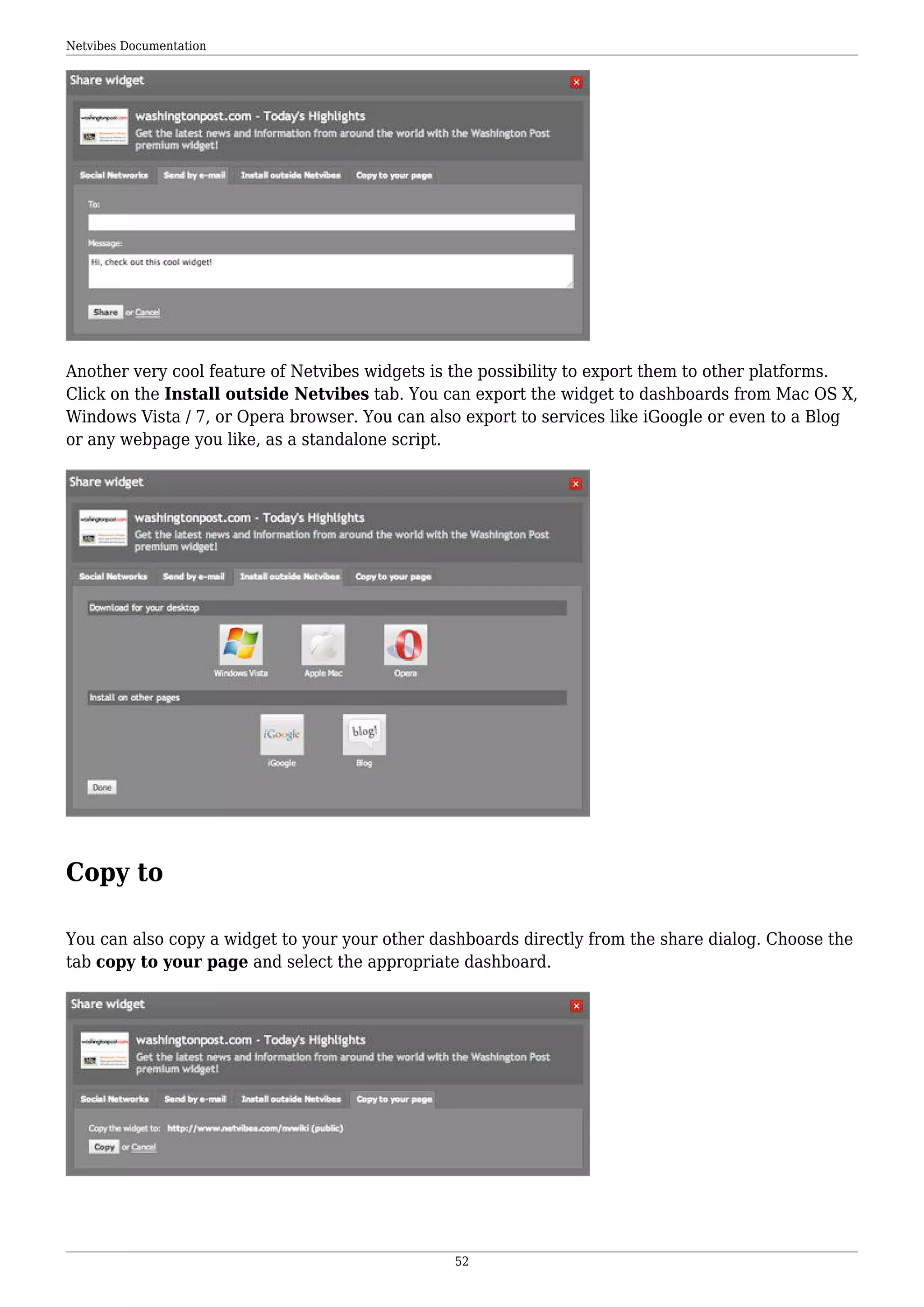 Netvibes user guide | PDF