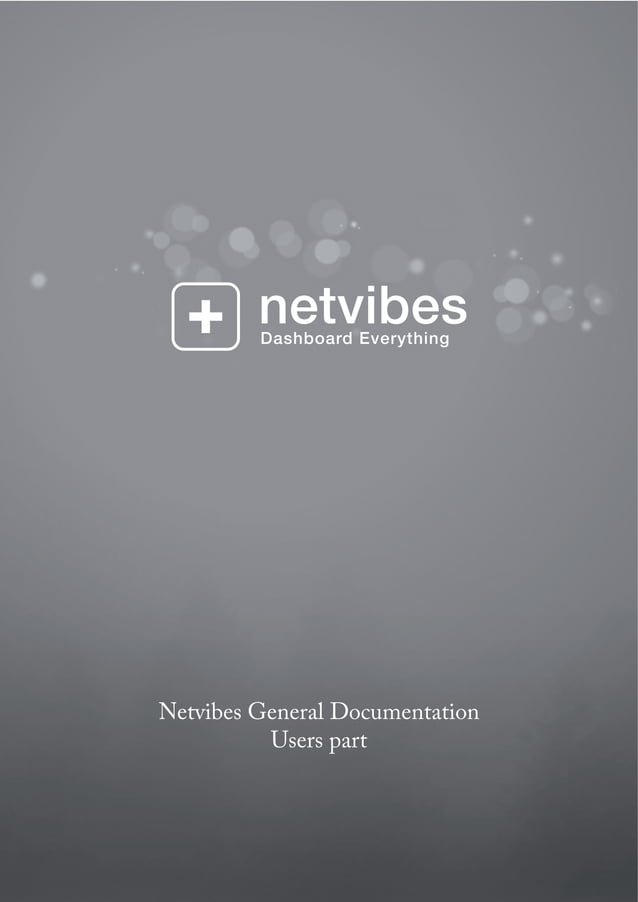 Netvibes user guide | PDF